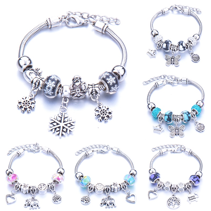 Hot Sale Pulsera De Diamantes Ajustable Pandora Mariposa Glaseado De ...