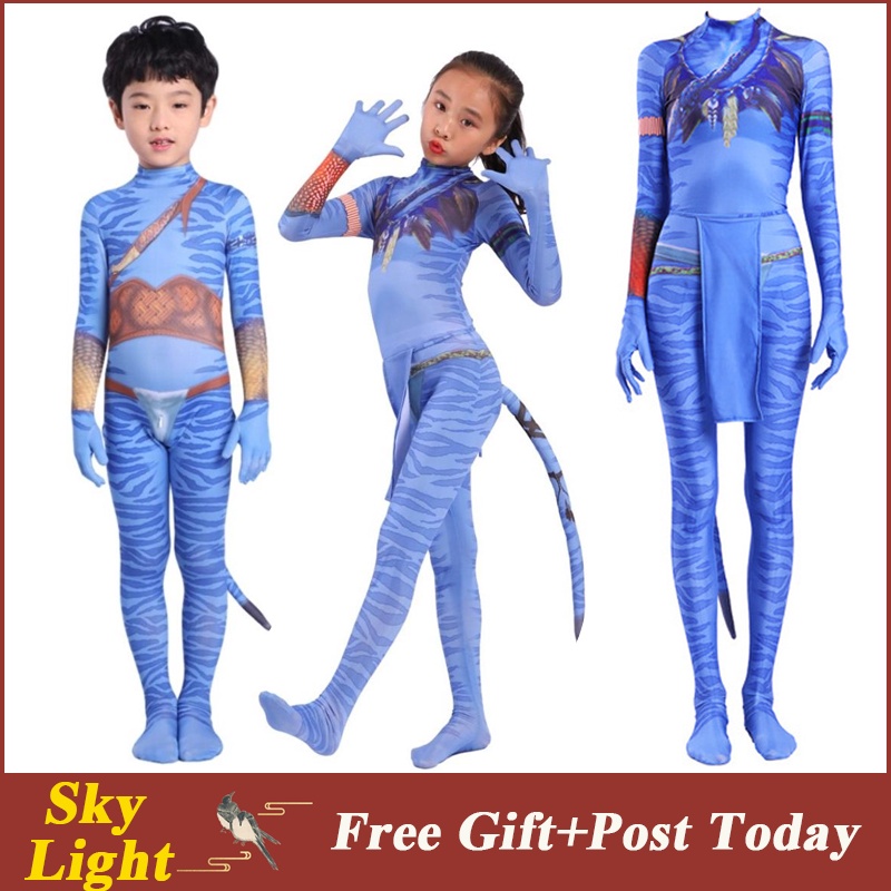 Avatar Cosplay Disfraces Jake Sully Neytiri De Halloween Para Niños ...