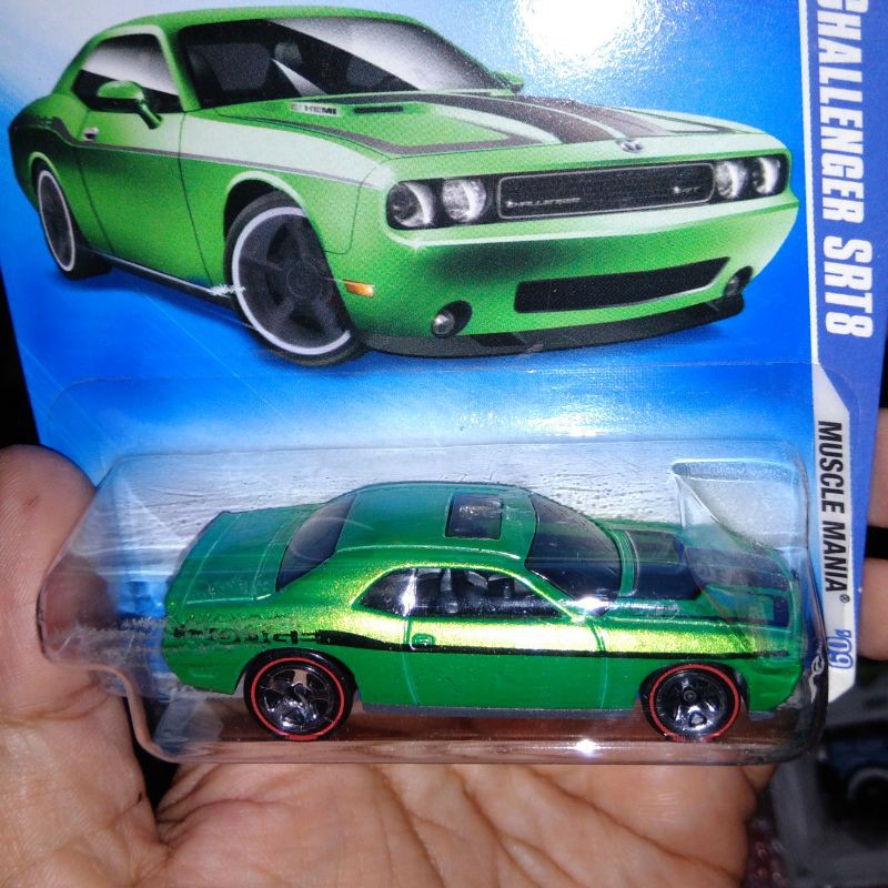HIJAU Raro Redline Dodge Challenger Srt8 Us Card Deed Hw Hot Wheels ...