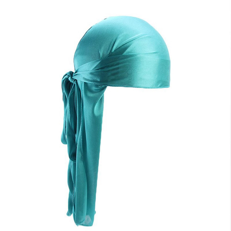 Bbyter Pirate Hat Silky Durag For Men Women Headwrap Headscarf Soft Cap