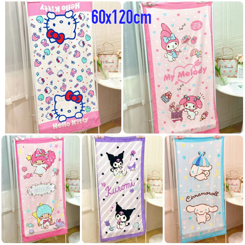 Hello Kitty Mi Melodía LTS Pompompurin Cinnamoroll Kuromi Toalla De ...
