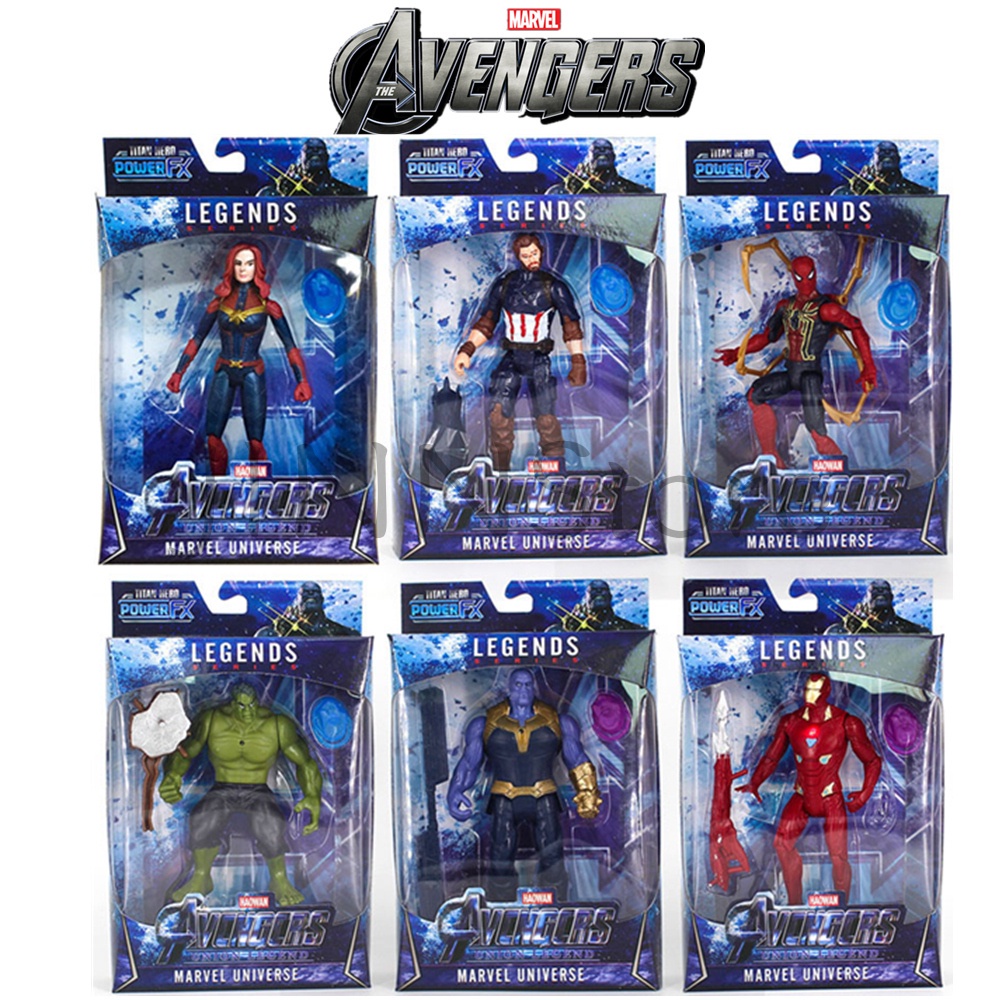JINN Marvel Legends Hero LED Thanos Pantera Negra Niños Capitán América Thor Iron Man Hulk ...