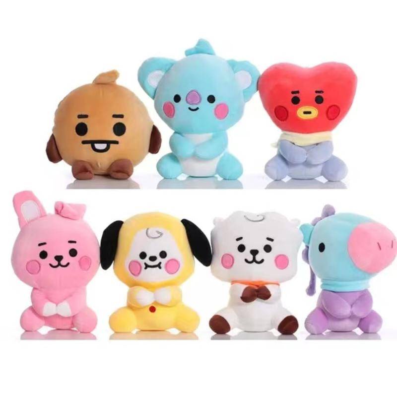 Muñeco De Dibujos Animados KPOP BTS BT21 Peluche Para Chimmy/Tata/Mang/Shooky/Cooky/Rj/Koya ...