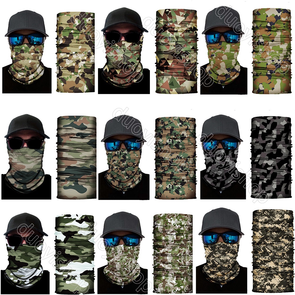 Camuflaje Anti Polvo UV Buff Bandana Turbante Bufanda De La Cabeza ...