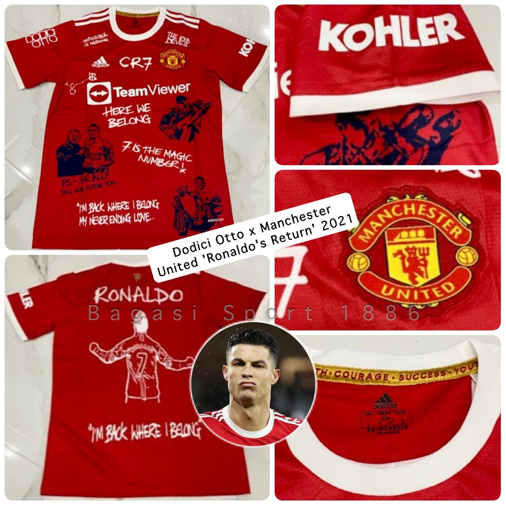 Jersey Baju Bola Emyu Mancester Unitedd eMU Import Home Kit Cage 2021 ...