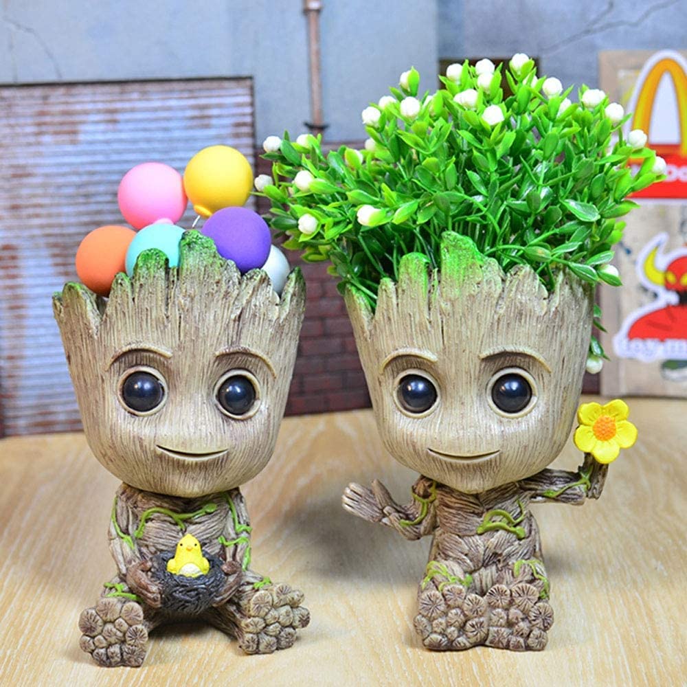 Película Guardians of the Galaxy Cute Groot Figura Maceta Anime Árbol ...