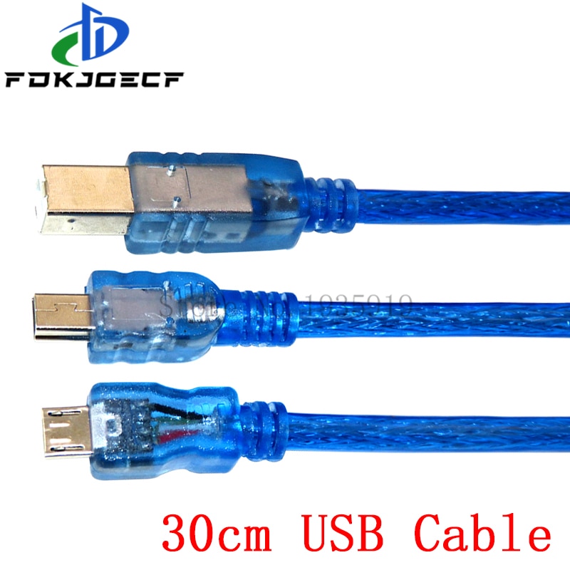 Cable USB De 30 Cm Para Uno r3/Nano/MEGA 2560/Leonardo/Pro Micro/DUE ...
