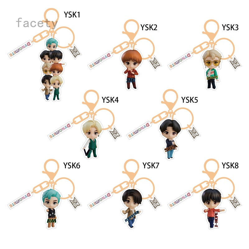 facety BT/S Anti @ -/Bts Tinytan Dibujos Animados Acrílico Conjunto De ...