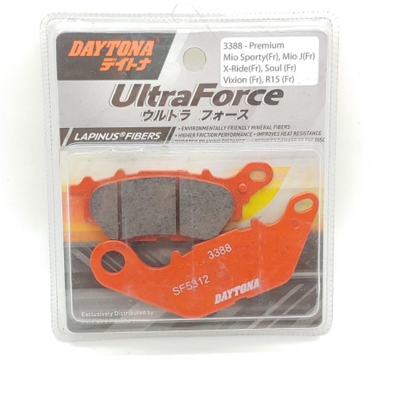 Dispad DAYTONA Lapinus Pro Series Pastilla De Freno Ultra Force Fiber ...