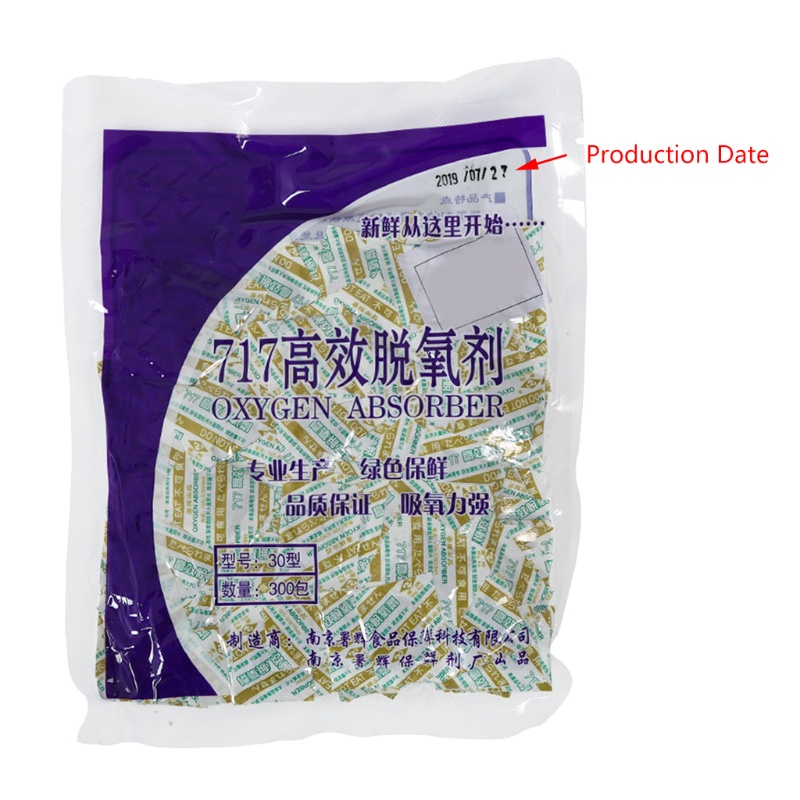 cc 300 Bolsas Pequeñas Desoxidante 30CC Absorbente De Oxígeno Para ...