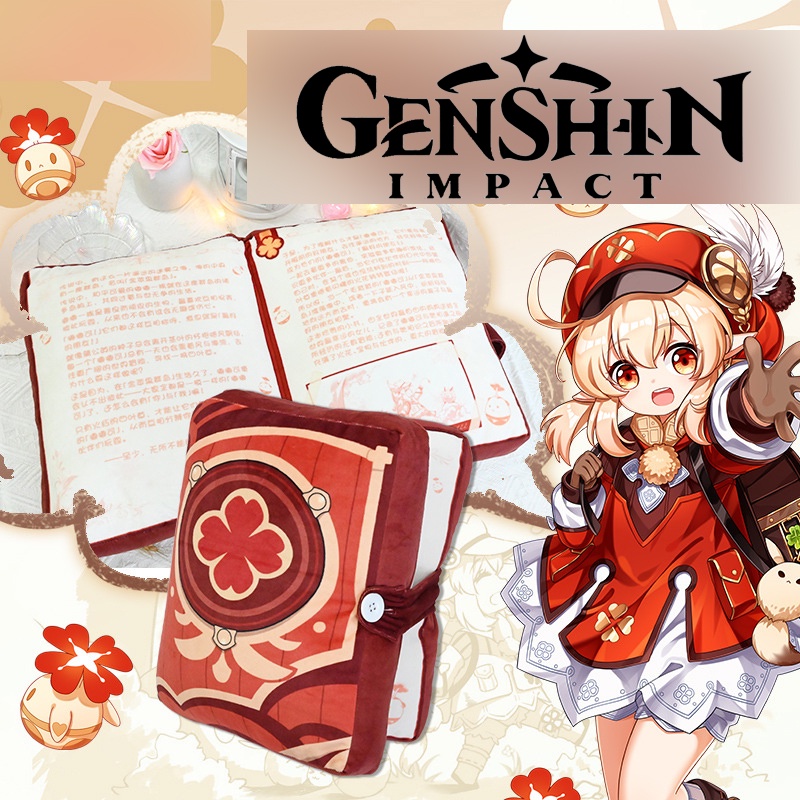 Genshin impact plush compact Dodoco klee Almohada hutao nahida | Shopee ...