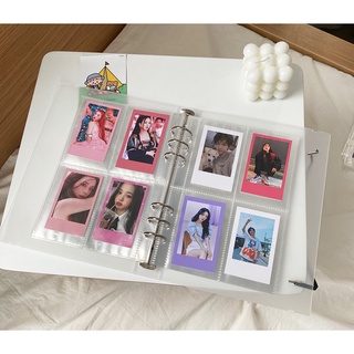 Ohaya A5 blinder card Collection book Polaroid photo Album idol/Tarjeta ...