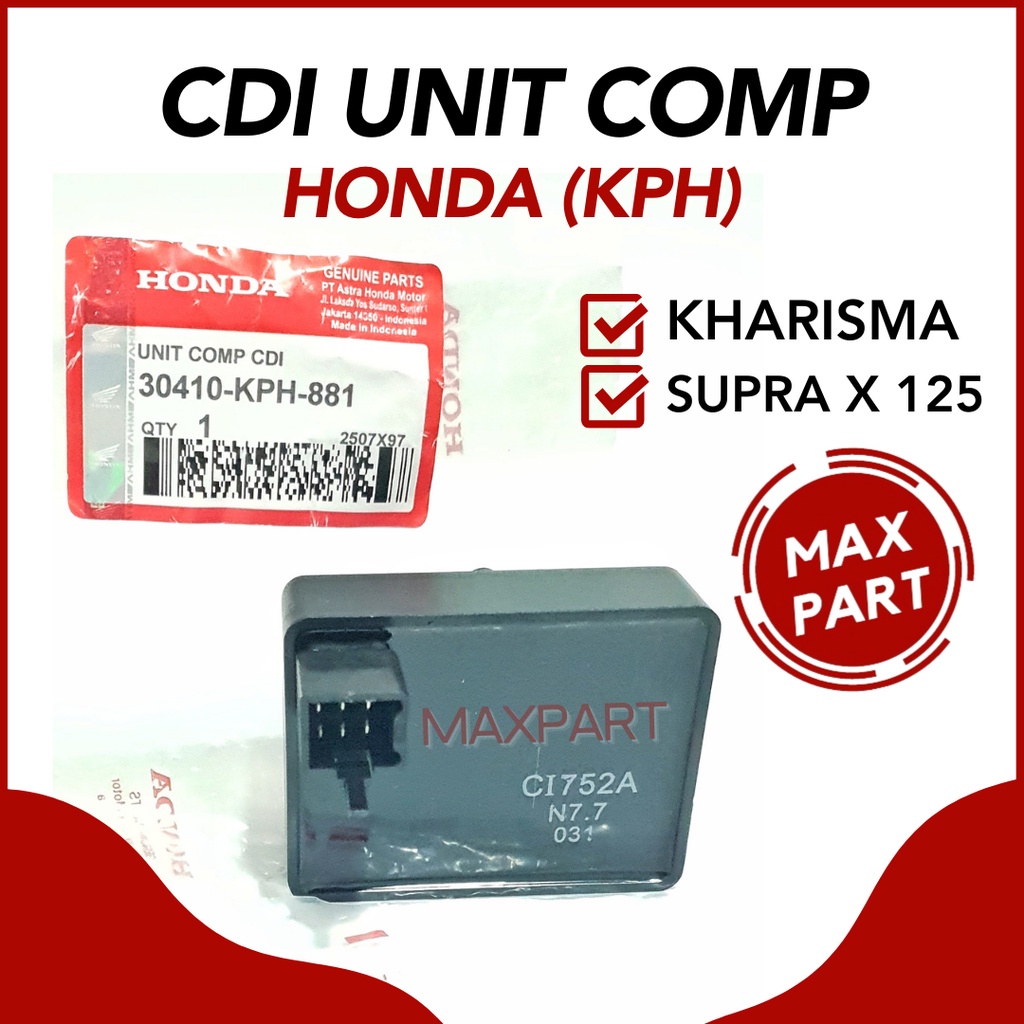 Unidad Cdi COMP ASSY ECU KPH KHARISMA Charisma SUPRA X 125 | Shopee ...