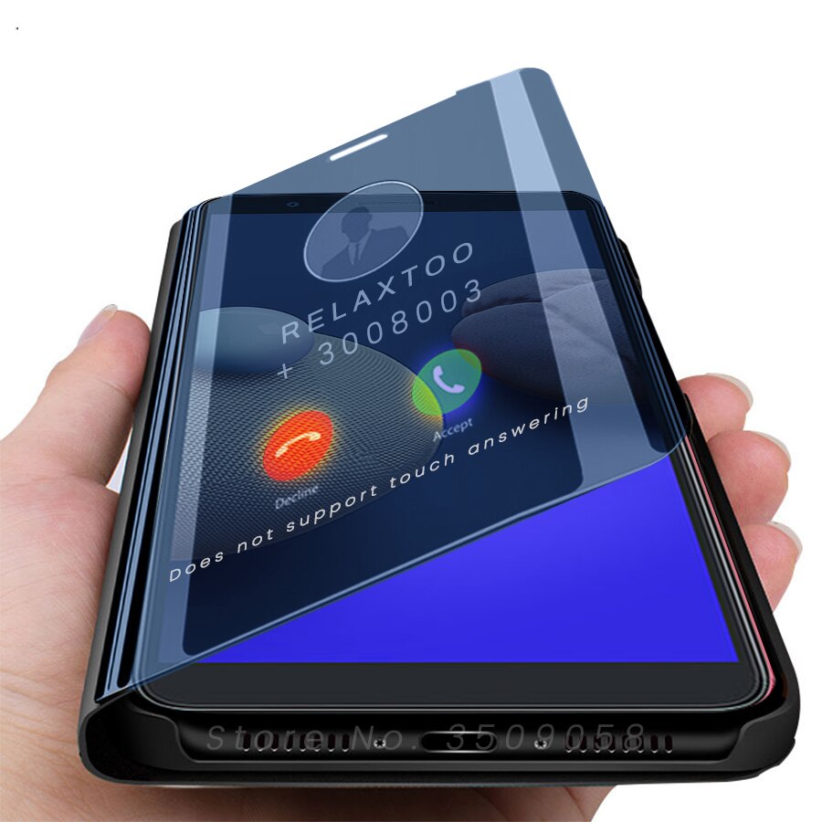 Auto Dormir Despertar Vista Inteligente Magnética Flip Caso Para