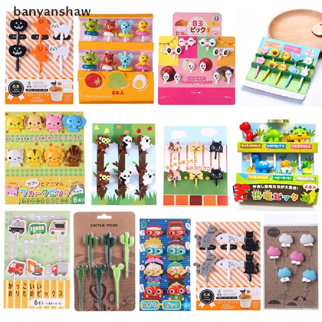 Mini Tenedor De Frutas De Animales banyanshaw De Dibujos Animados Para ...