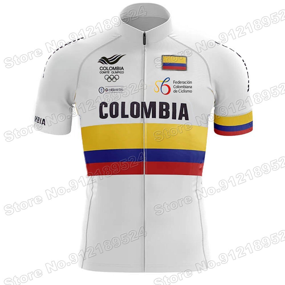 jersey bicicleta 2021 colombia maillot de ciclismo de manga corta de ...