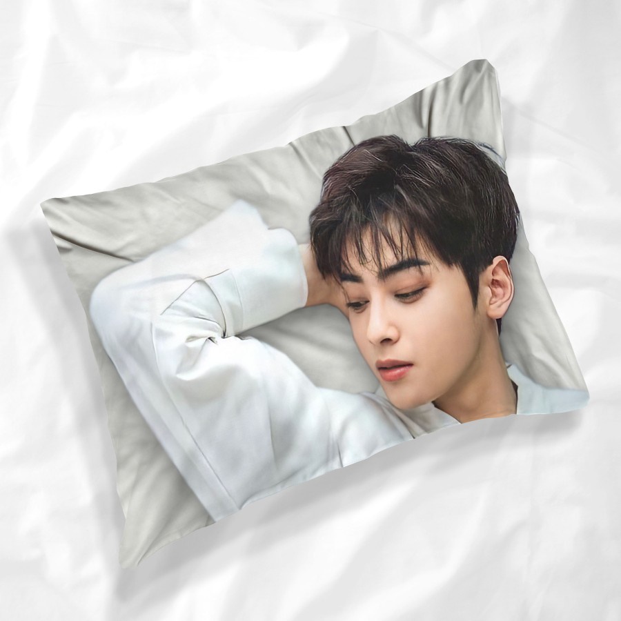 Cha Eun Woo Lee Dong Min Dormir Funda De Almohada Casual Mano KPOP ...