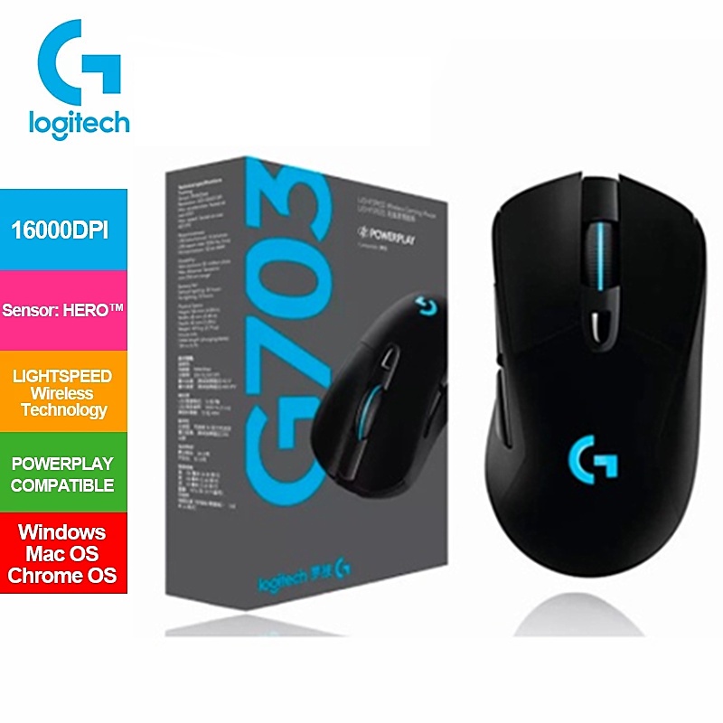 Logitech G703 LIGHTSPEED Wireless Gaming Mouse 2.4Ghz Mice | Shopee Colombia