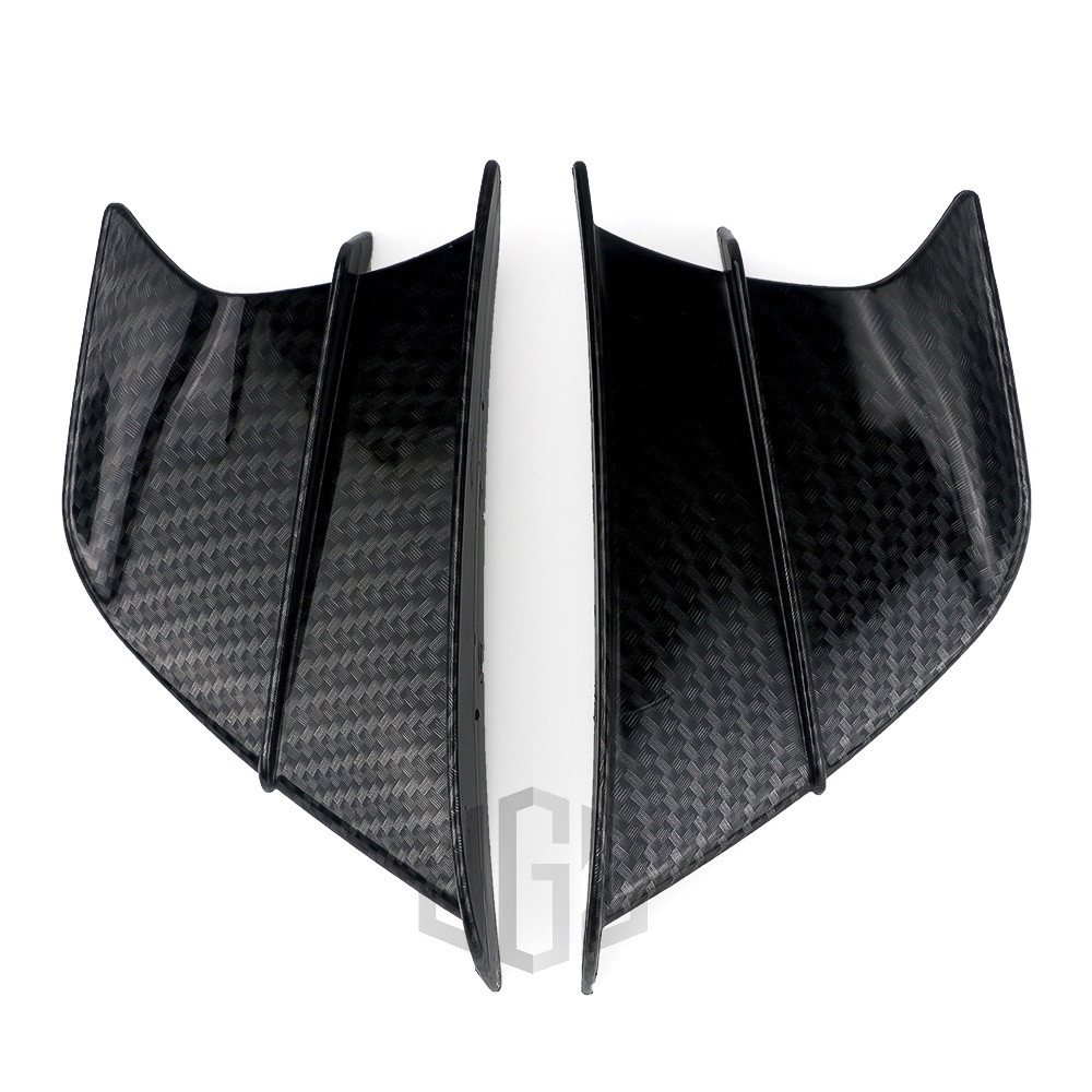 Motocicleta ABS Delantero Trasero Winglets Aerodinámico Par Pegatina ...
