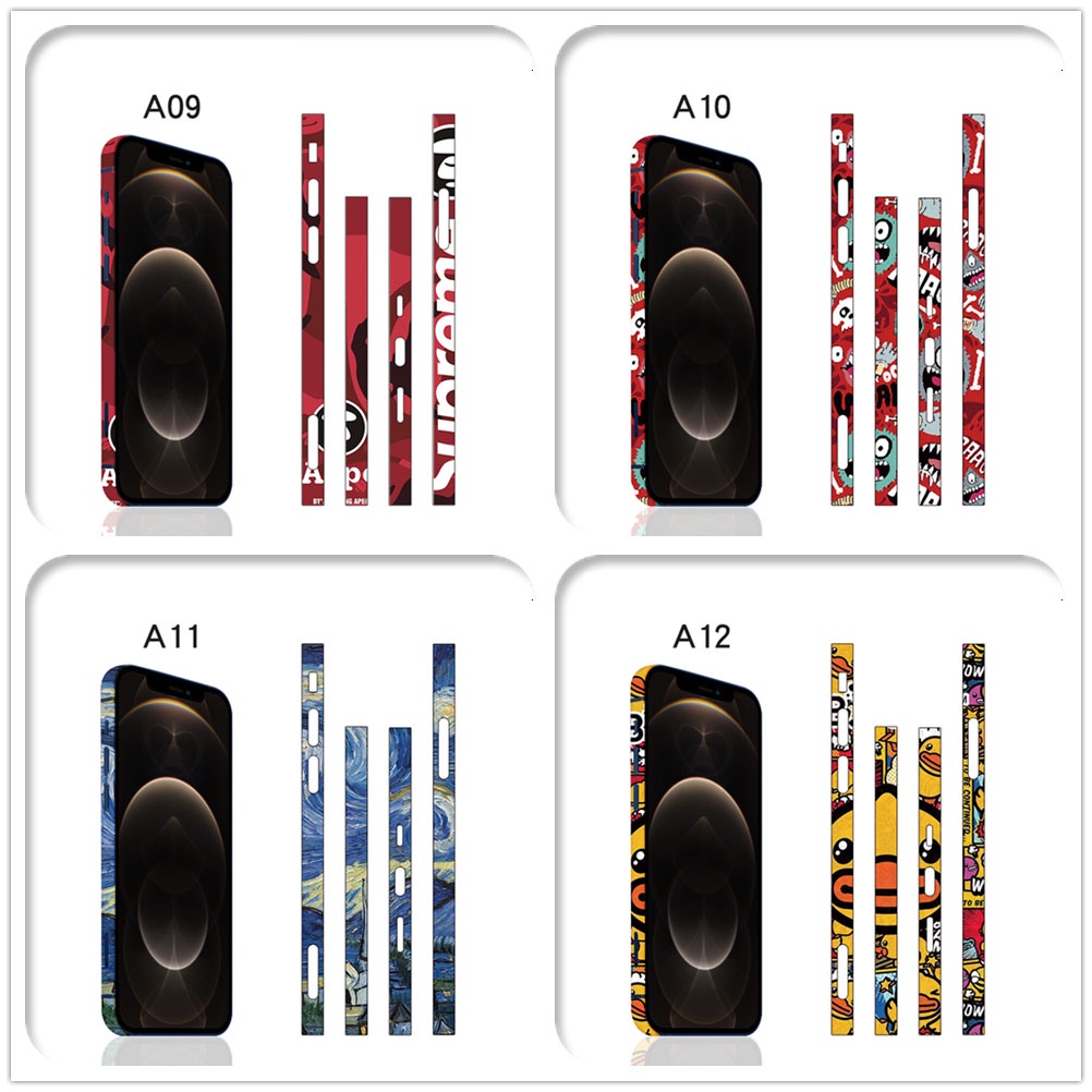 para iphone 13 pro max protector lateral película hidrogel marco ...