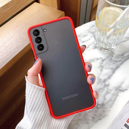 Funda De Color De Contraste De Lujo Para Samsung Galaxy S22 S20 FE S21 S30 Plus Ultra Marco Mate ...