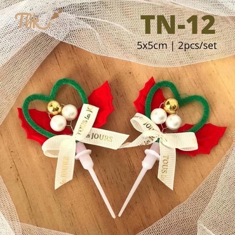 Tn7-13 - Topper Cake Topper Cake Topper navidad hoja de navidad cinta ...