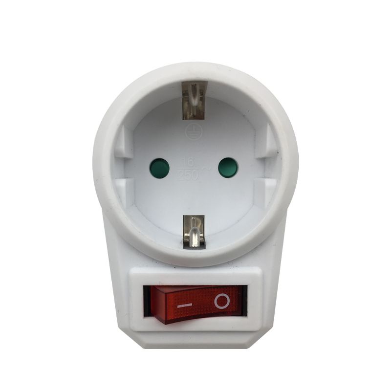 Adaptador De Corriente SELAN De 1 A 1 Vía Con Interruptor 16A AC 250V ...