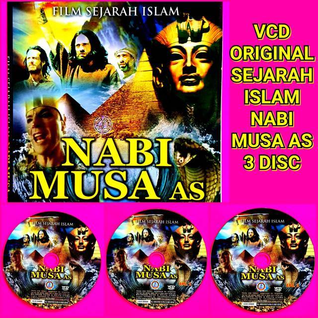NABI Original ISLAMIC Film CASSETTE La Historia Del Profeta Musa Como 3 Disco Final-Película ...