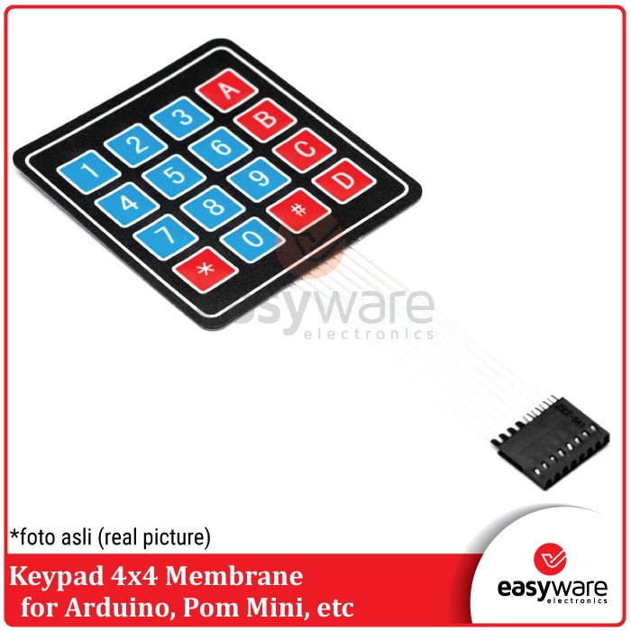 Teclado 4X4 membrana 16 teclado MATRIX 4X4 teclado POM MINI teclado ...