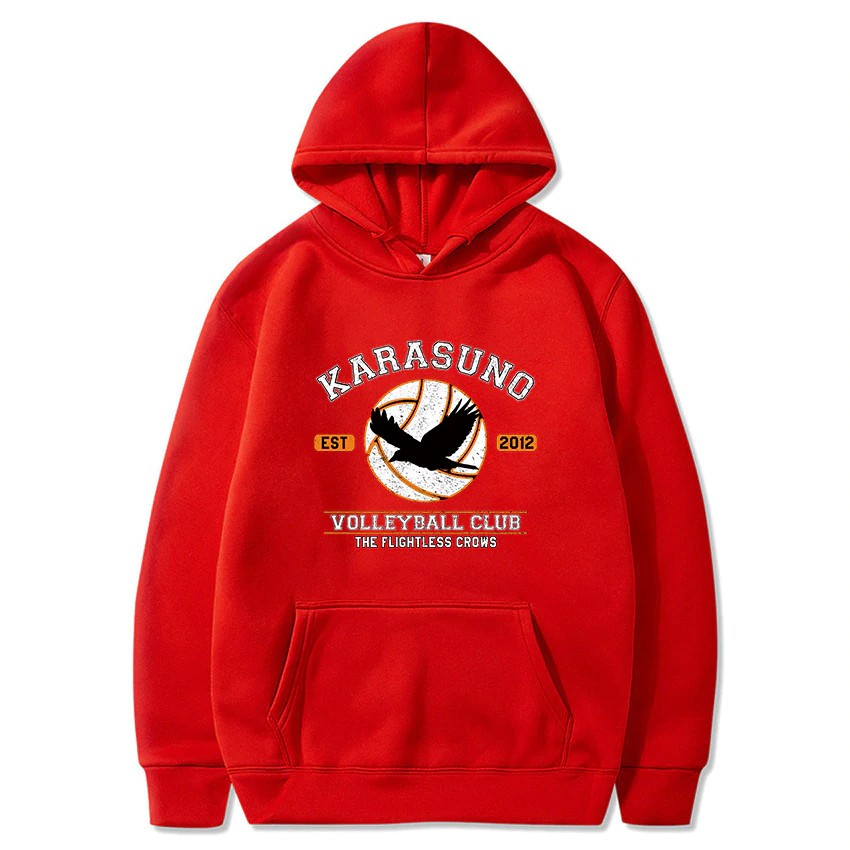 Anime Haikyuu Karasuno Club De Voleibol Impreso Sudaderas Con Capucha ...