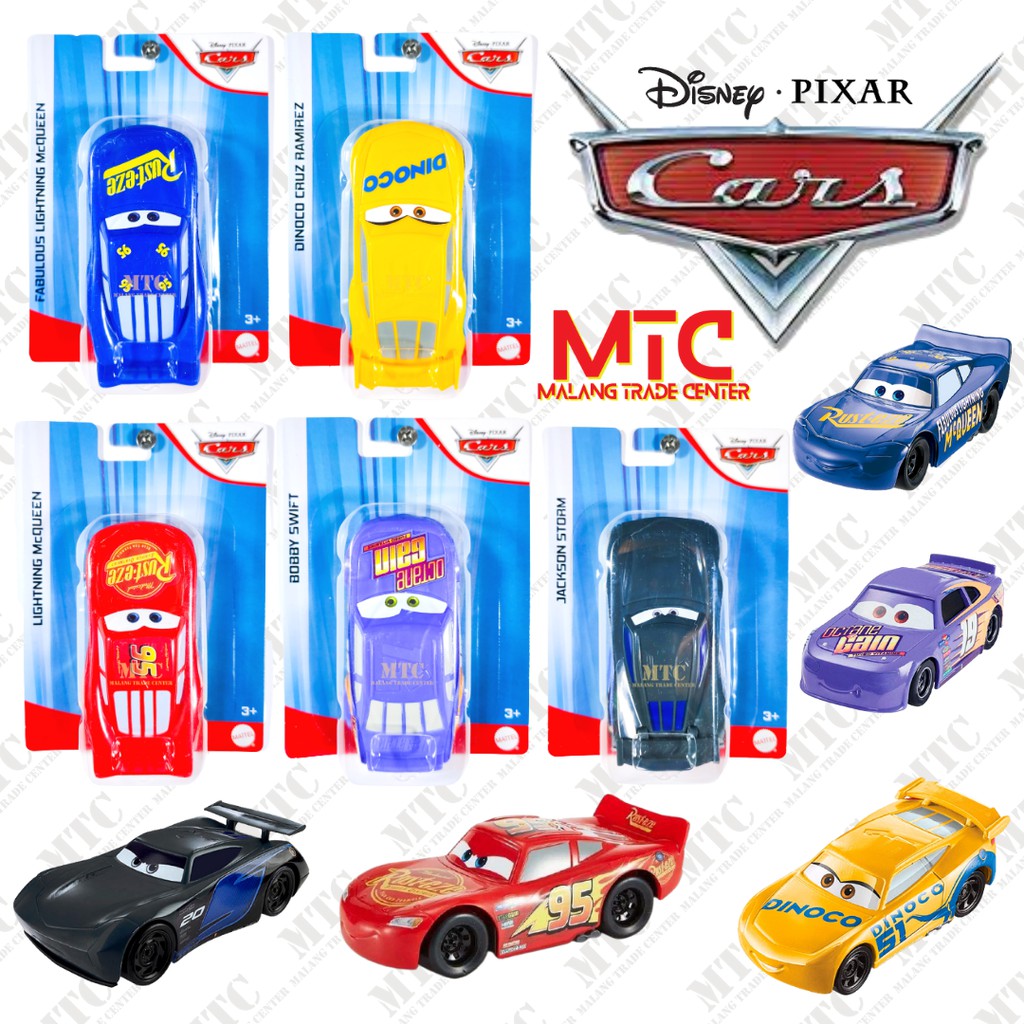 Disney Pixar Cars Original Mattel-Rayo McQueen-Dinoco Cruz Ramírez ...