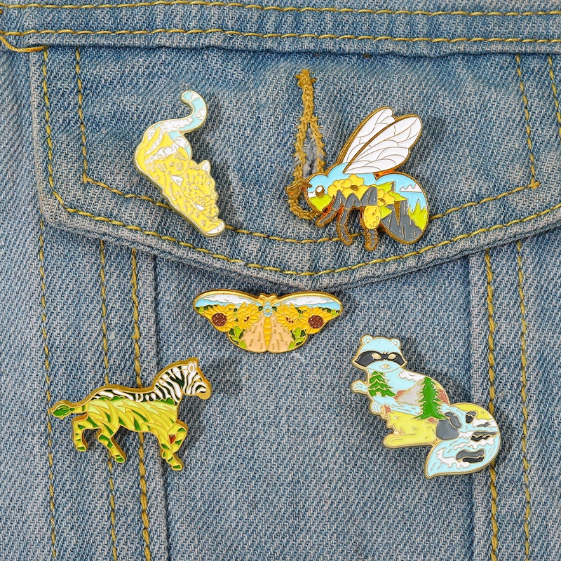 Pines Creativos Protegen El Medio Ambiente Divertidos Broches De ...