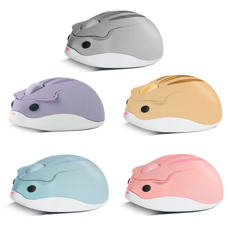 Hamster 2.4G Ratón Inalámbrico Lindo De Dibujos Animados USB Ratones ...