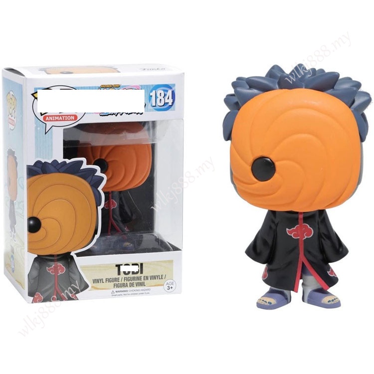 FUNKO POP Naruto Shippuden Uchiha Obito Tobi De Vinil Figure 184 ...