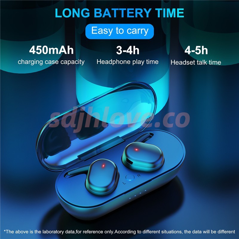 Y30 audífonos inalámbricos Bluetooth 5.0 TWS a prueba de agua 2200mAh con cancelación de ruido ...