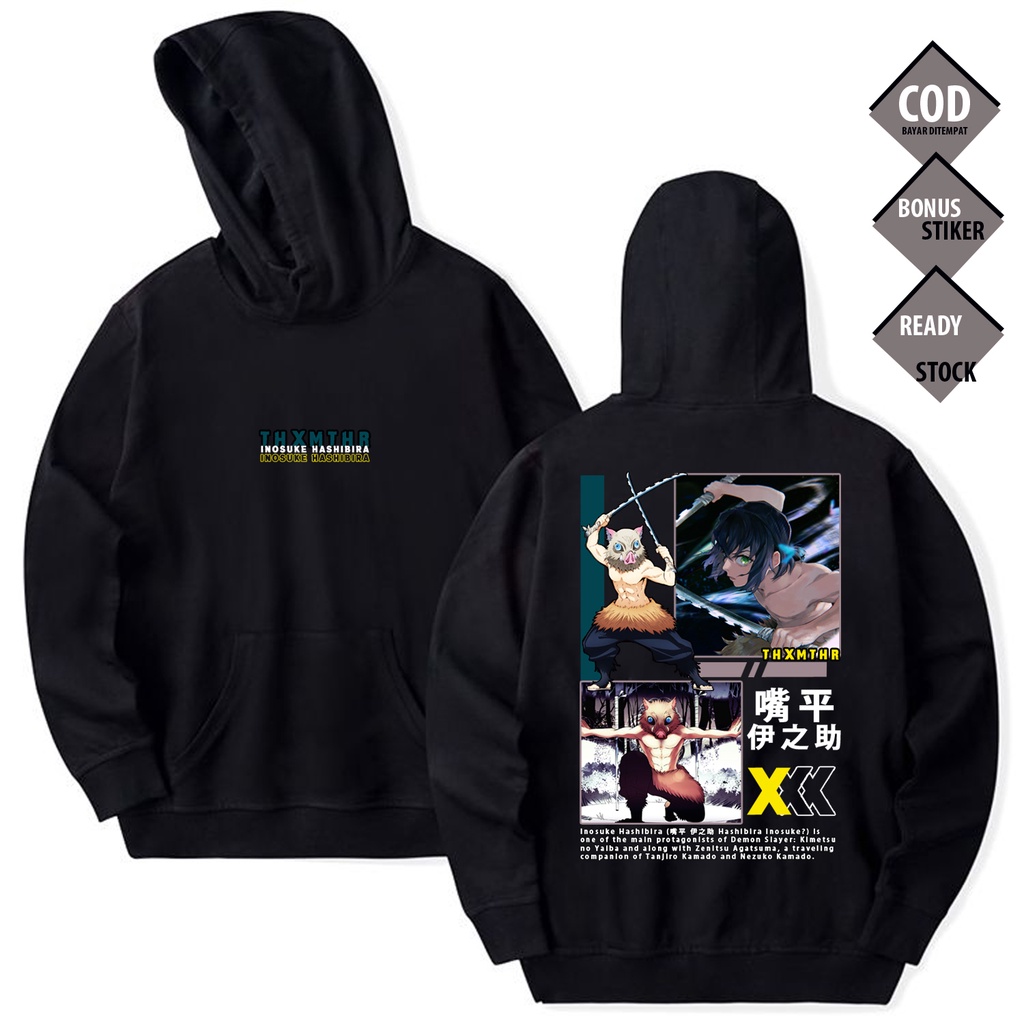 Sudadera INOSUKE HASHIBIRA KIMETSU NO YAIBA DEMON SLAYER ANIME MANGA ...