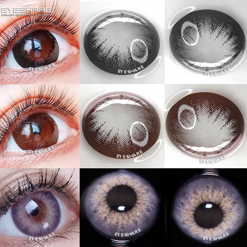 [COD & free Lens case] Eyeshare 2 Piezas Beautyeye Muñecas King Color ...