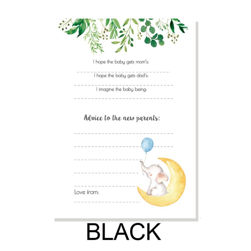 Tarjetas De Predicción De Baby Shower Para Imprimir Tarjetas De