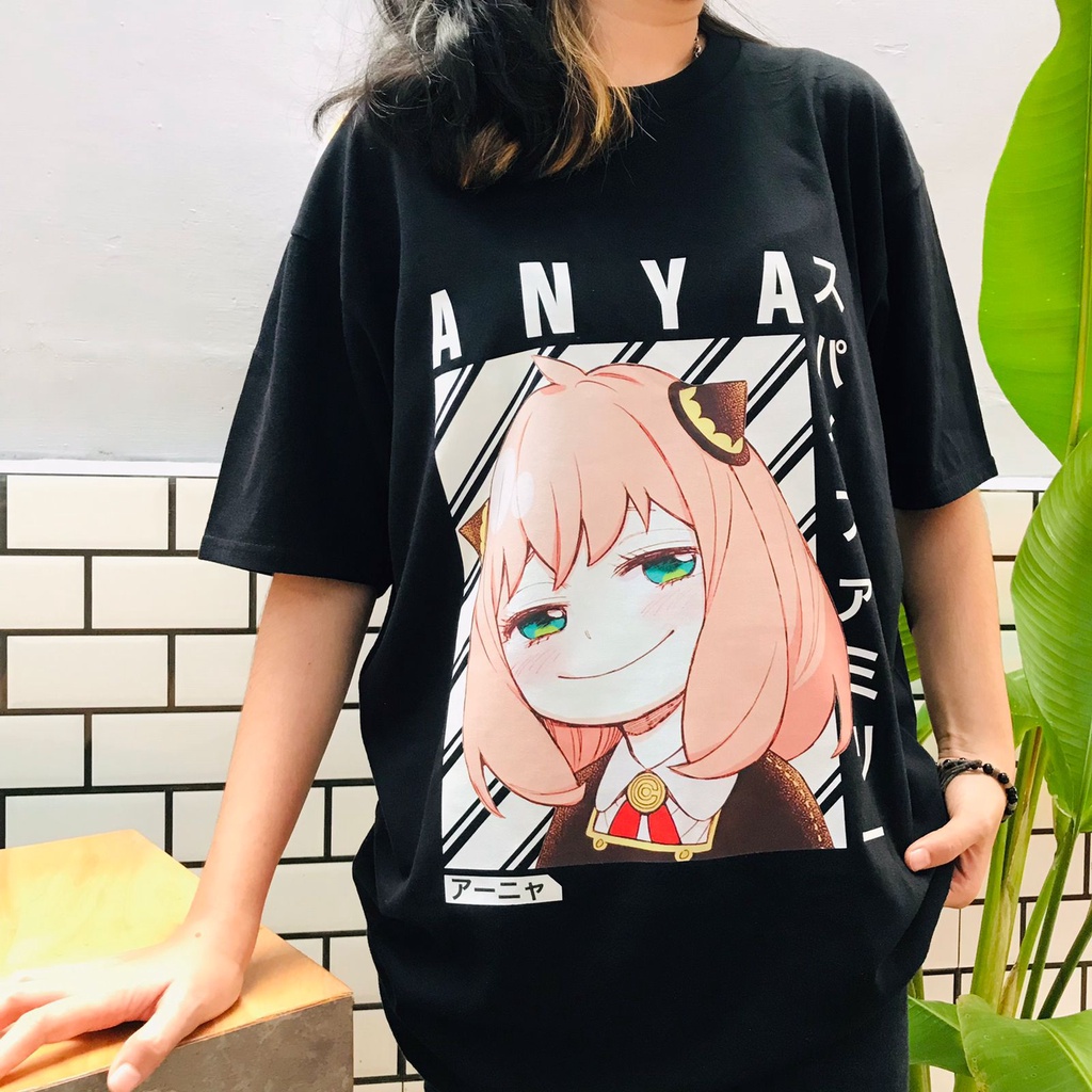 Camiseta Anya Smrik Kanji Anime Manga SPY X Familia | Shopee Colombia