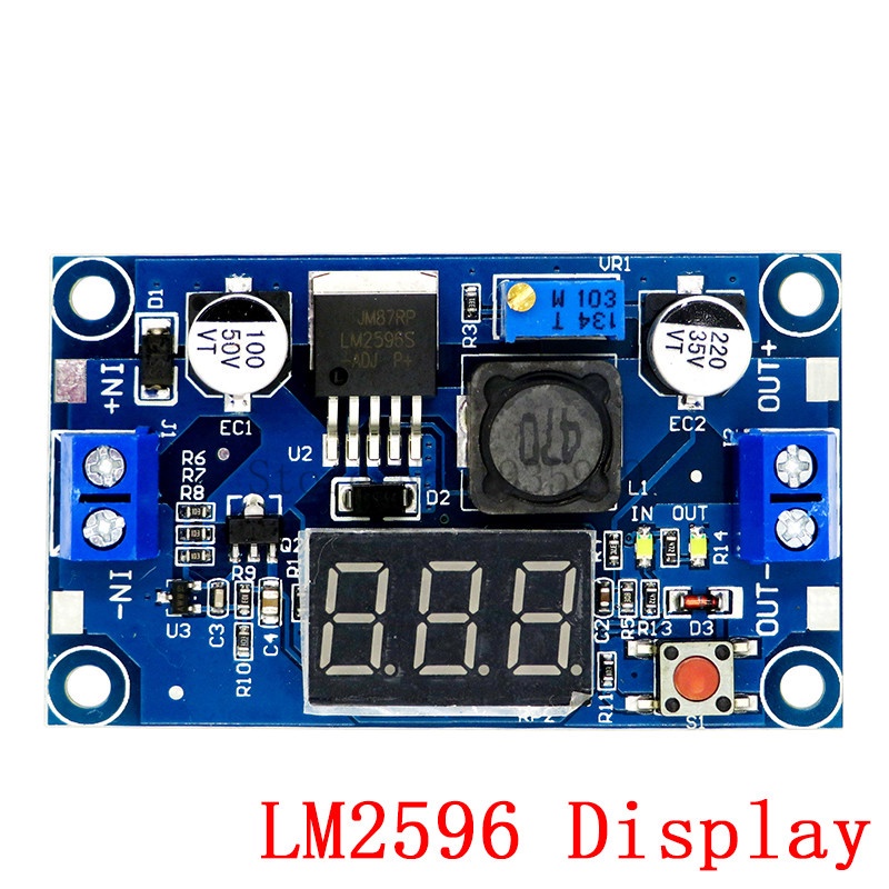 LM2596 LM2596HVS Módulo De Fuente De Alimentación DC-buck 3A Ajustable Regulador ultra LM2596S ...