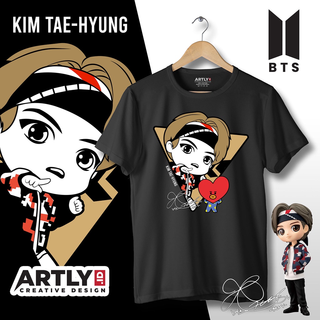 Camiseta Baju Kaos BTS TinyTAN Kpop Taehyung/Kaos BTS Army/Merchandise ...