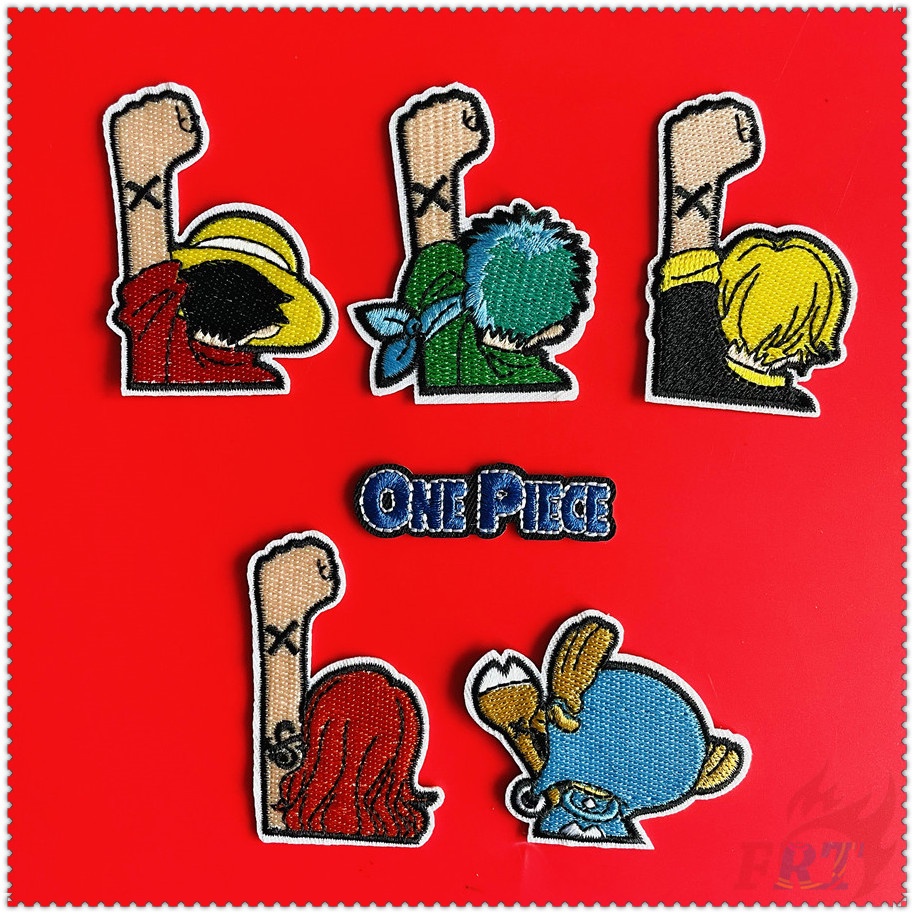 Anime:One PIECE-Luffy/Zoro/Sanji/Nami/Chopper Iron-on Patch 1Pc Diy ...