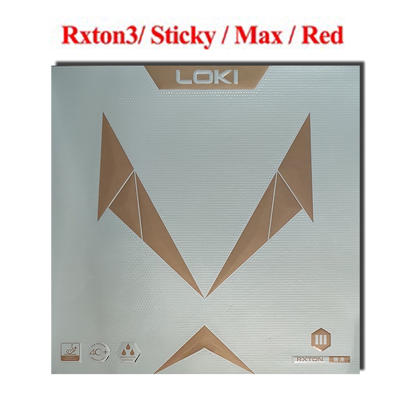 LOKI RXTON Series ITTF Aprobado Por Tenis De Mesa De Goma Rojo Pips En ...