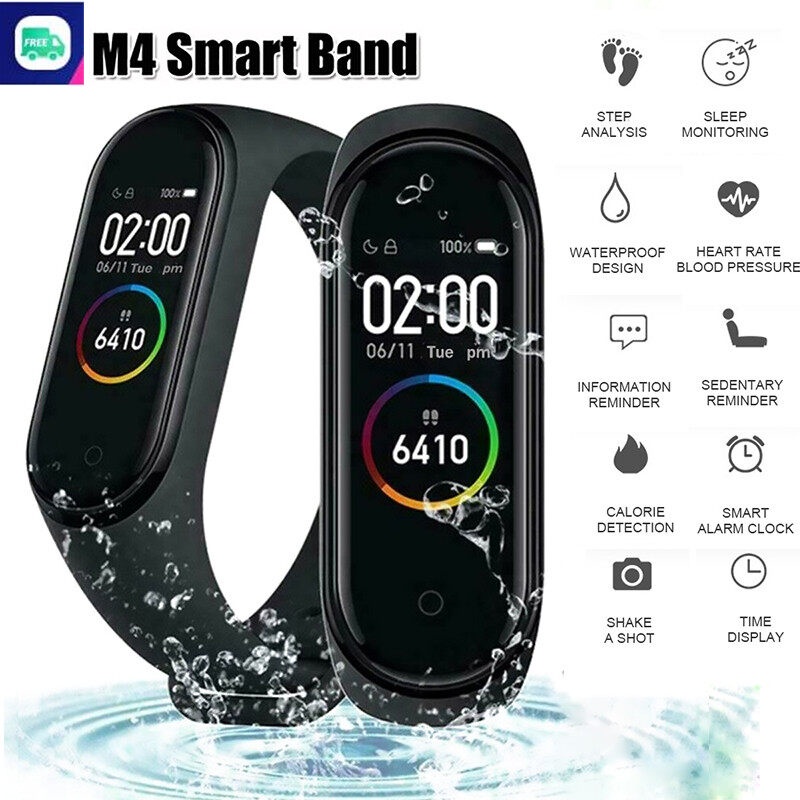 M4 Smart Band Fitness Trcker M4 Sport Bracelet Podómetro Ritmo Cardíaco ...