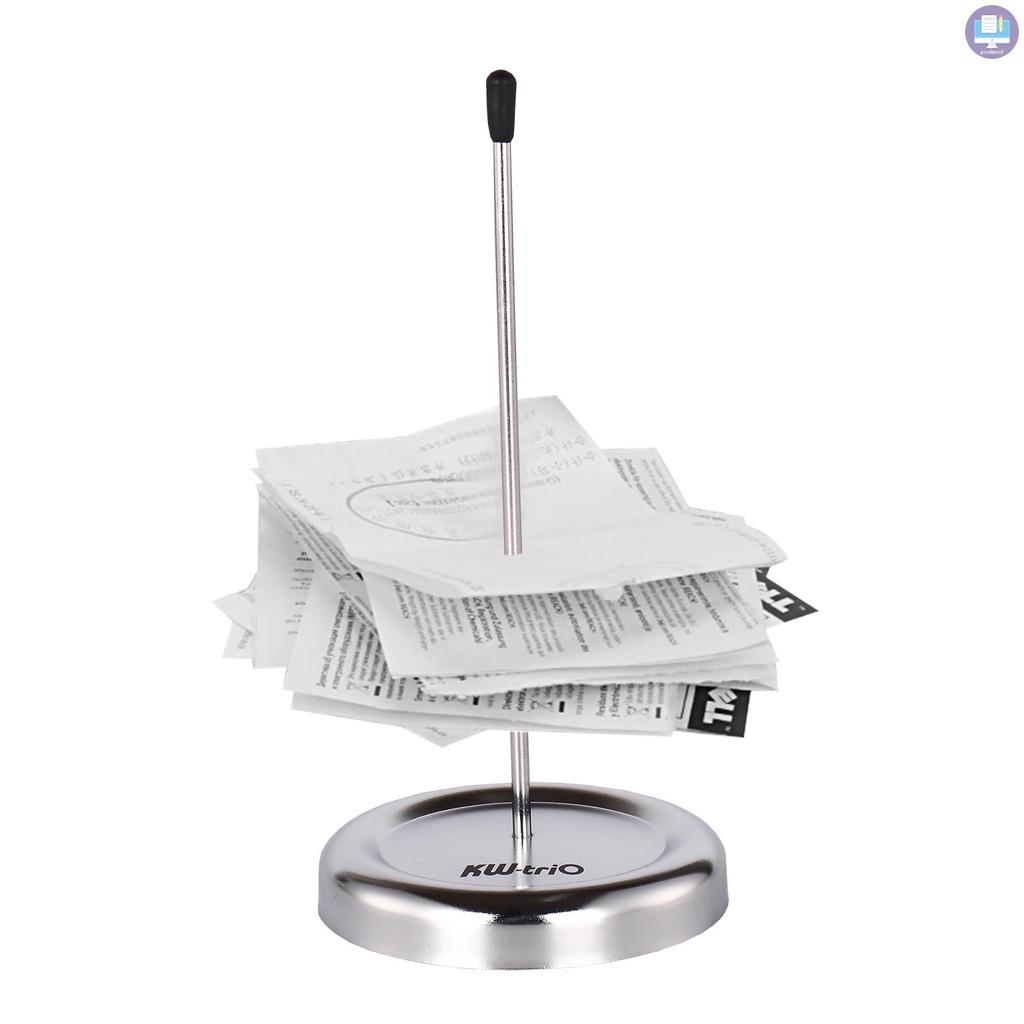 KW-trio All Metal Straight Rod Desk soporte de recibo de pico palo de ...