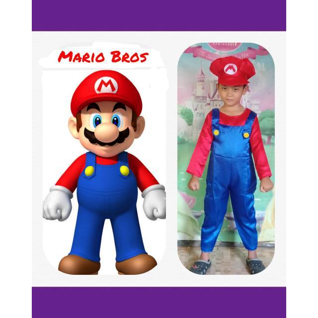 Super Mario Bros-Disfraz De-Ropa De Personaje | Shopee Colombia