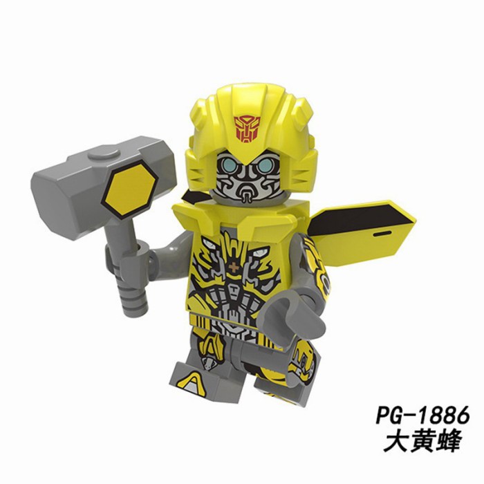 Lego Bumblebee Optimus Prime Gundam Sonic Transformers Luffy Elmo ...