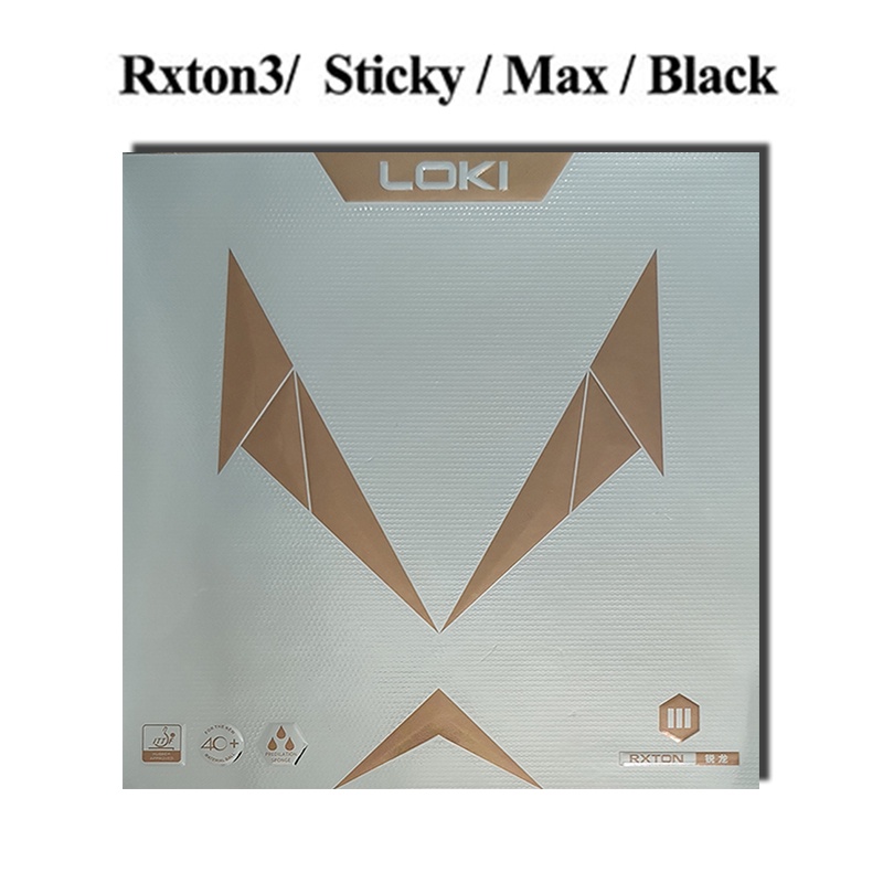 LOKI RXTON Series ITTF Aprobado Por Tenis De Mesa De Goma Rojo Pips En ...