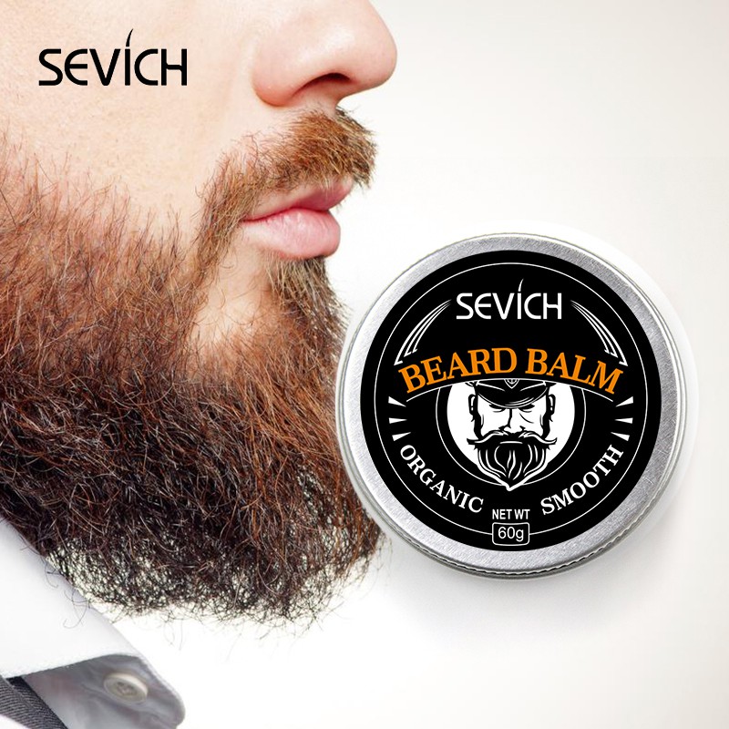 Sevich Beard Care Balm Moisturizing Smoothing Gentlemen Beard Wax (30 g ...