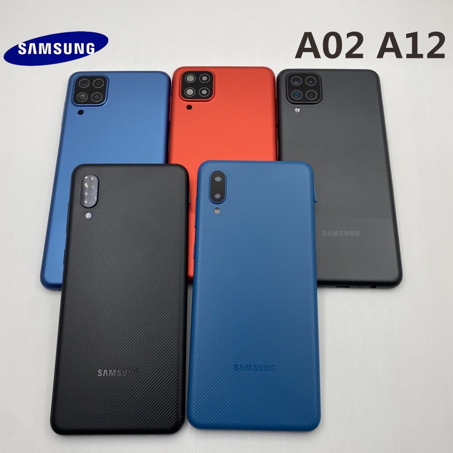 SAMSUNG Galaxy A02 A025 A12 A125 2020 Original Batería Cubierta Trasera ...